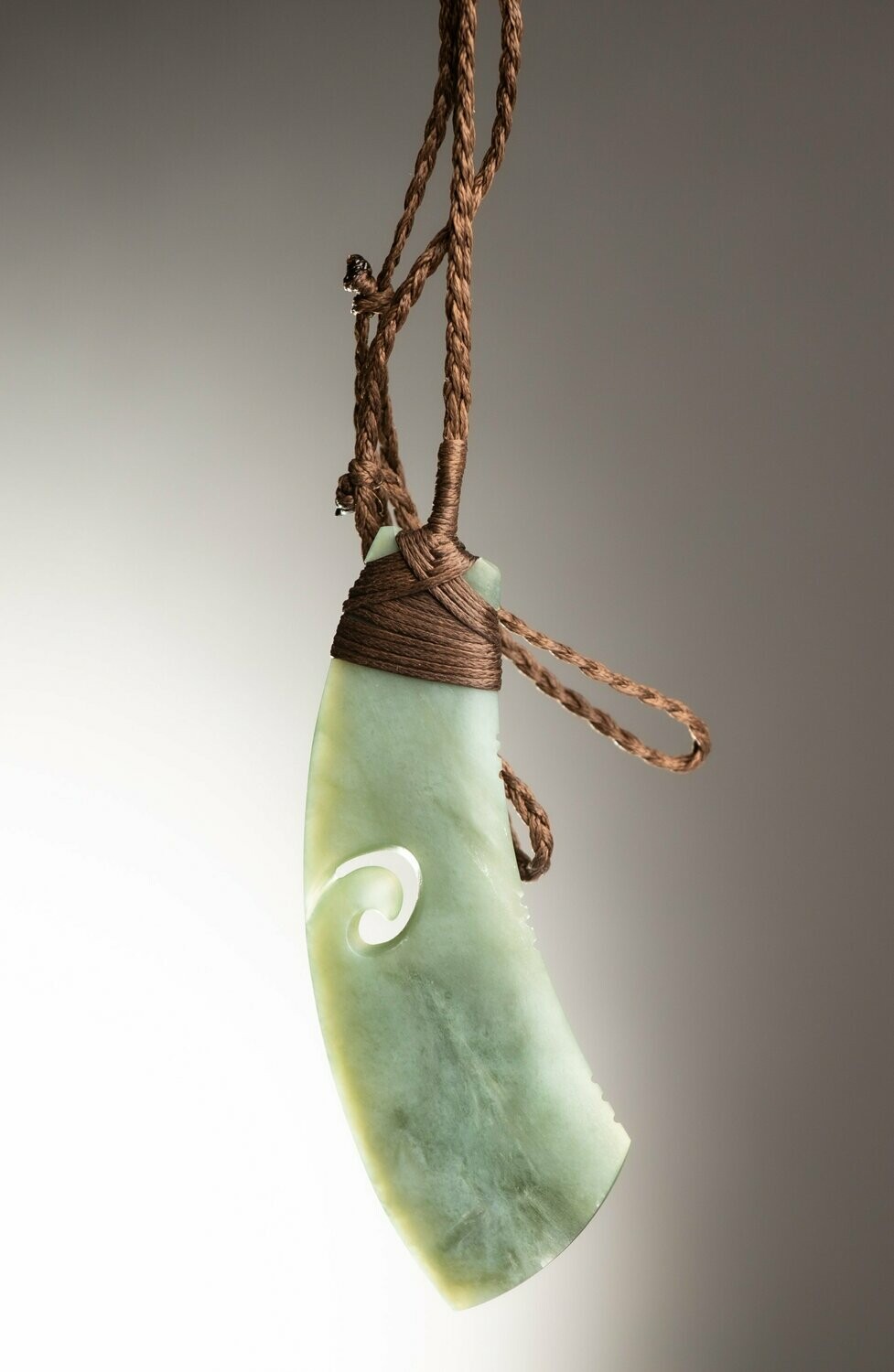 Greenstone Toki NZ Genuine Inanga stone - Opaoa