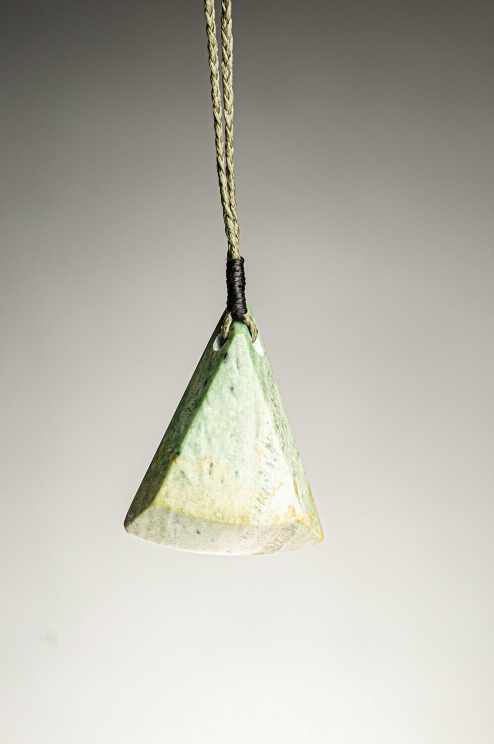 Greenstone Breastplate NZ Genuine Inanga stone - Moutere