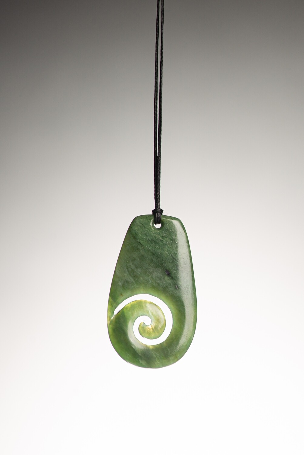 Greenstone Drop NZ Genuine Inanga Stone - Kaitangiweka