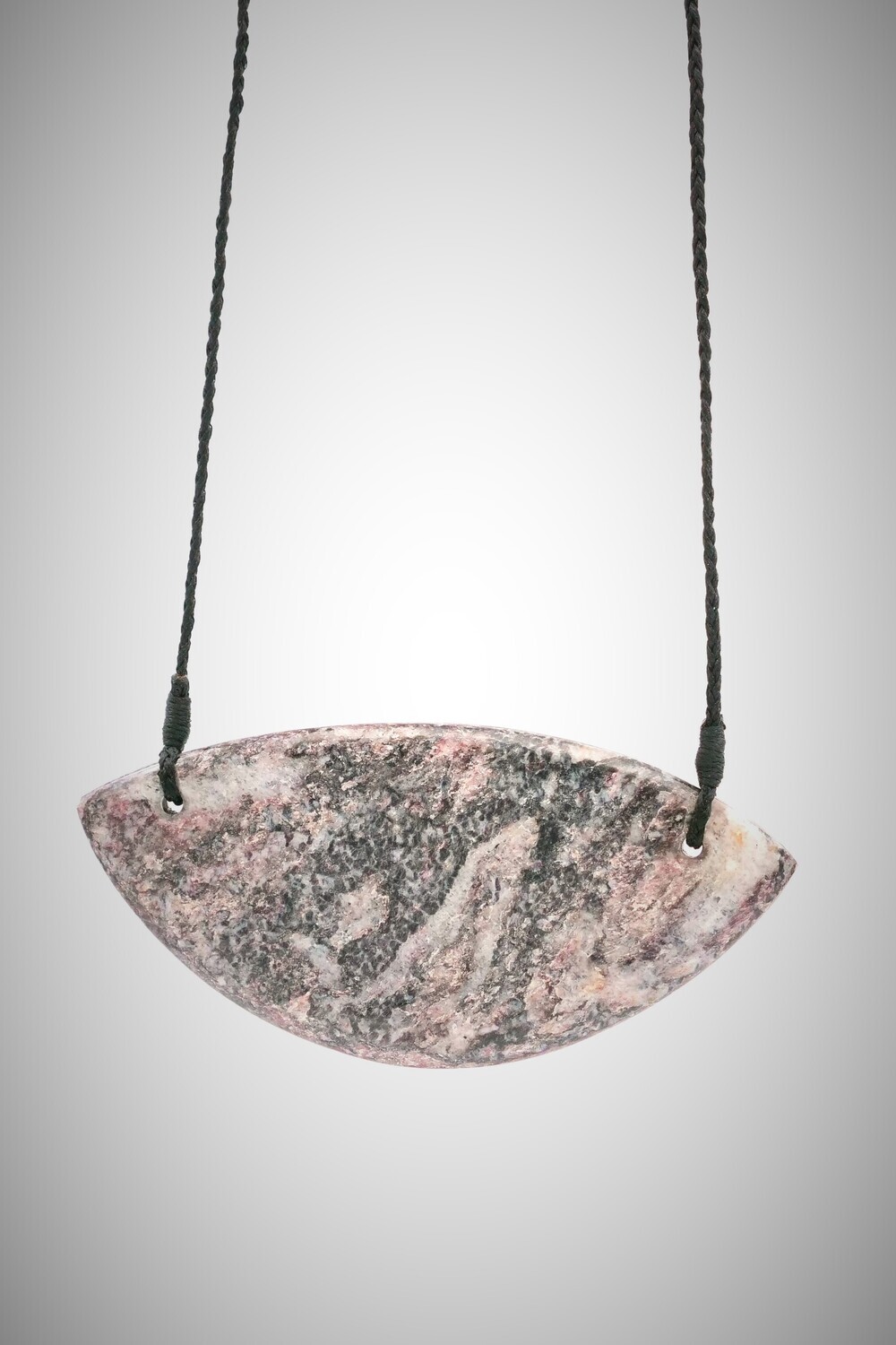 Moko Pounamu, Breastplate NZ Genuine Aroha Stone - Aria