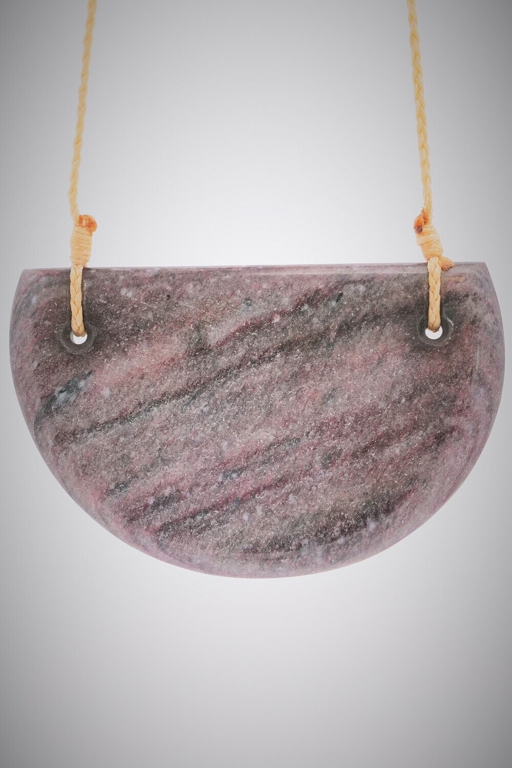 Moko Pounamu, Breastplate NZ Genuine Aroha stone - Ākitio