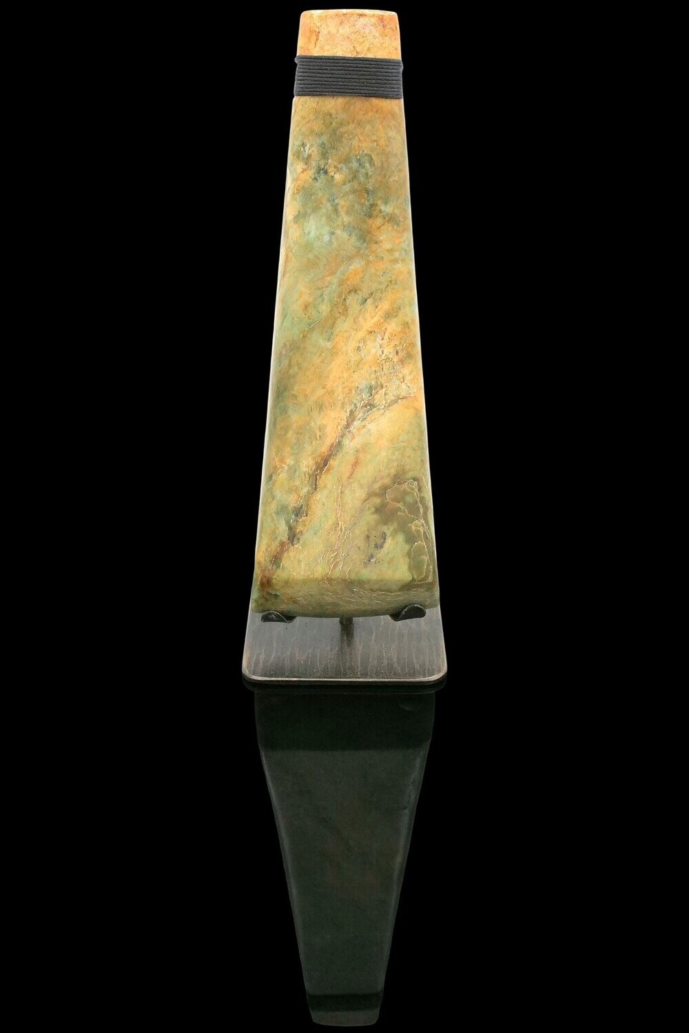 Moko Pounamu Toki NZ Genuine Marsden Flower Greenstone - Matangirau