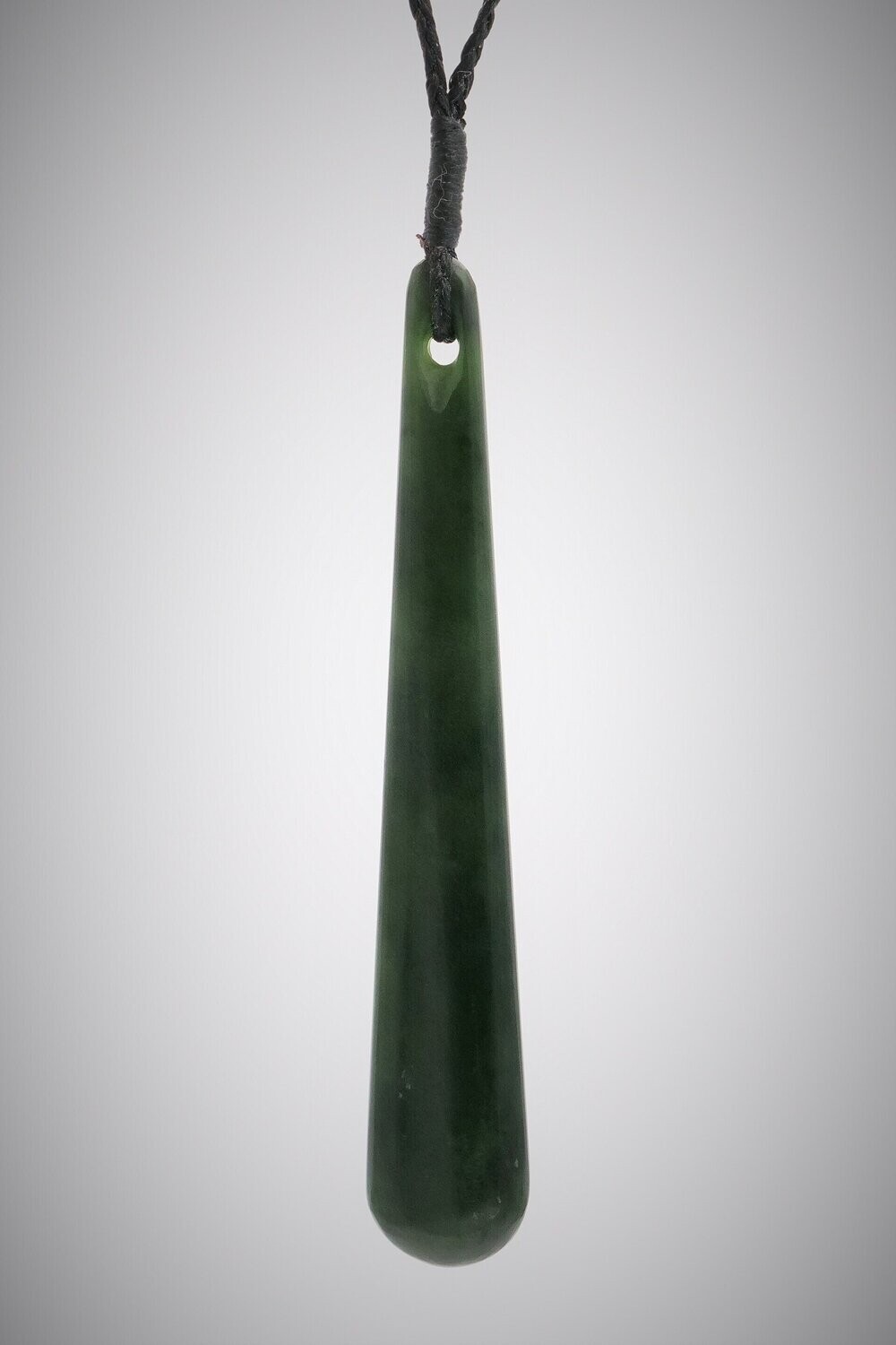 Moko Pounamu Roimata Teardrop NZ Genuine Kawakawa Greenstone - Retaruke