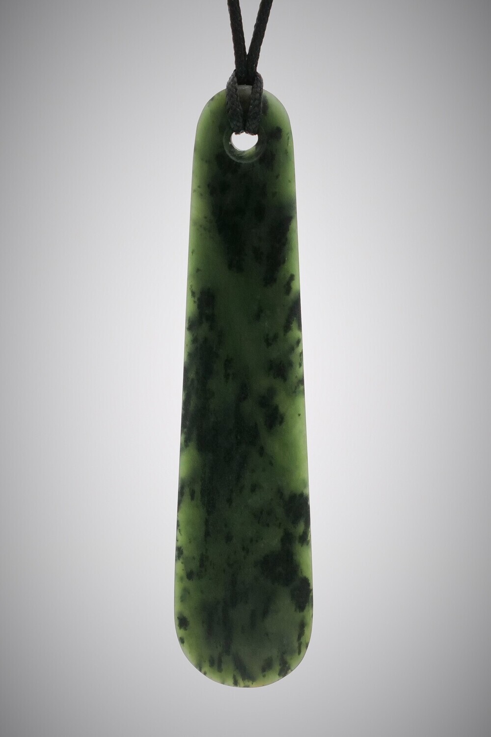Moko Pounamu Roimata Teardrop NZ Genuine Kawakawa Greenstone - Tauhara