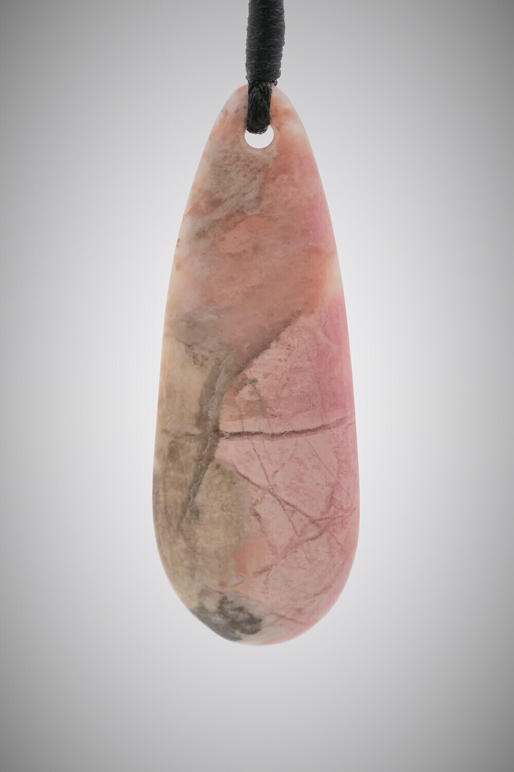 Moko Pounamu, Roimata Teardrop NZ Genuine Rhodonite Stone - Waiheke
