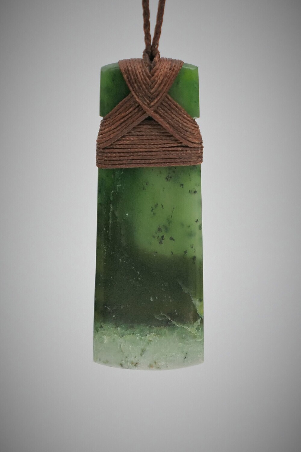 Greenstone Toki NZ Genuine Inanga stone - Makuri