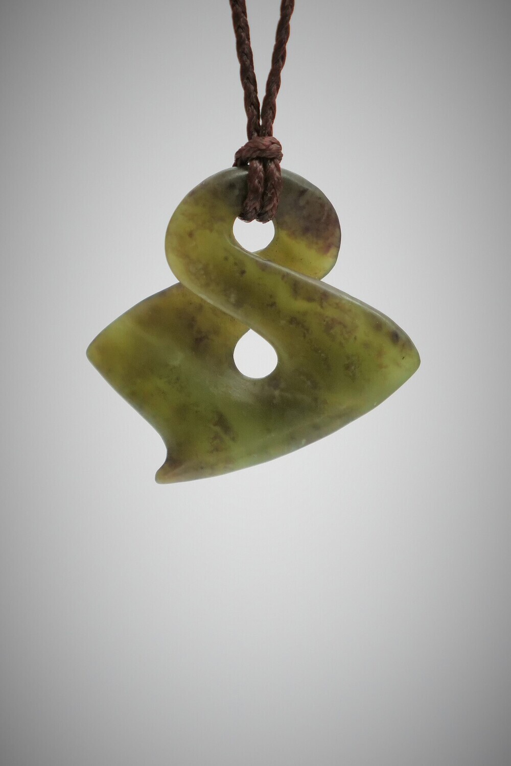 Moko Pounamu Single Pikorua NZ Genuine Totoweka Greenstone - Tutukaka