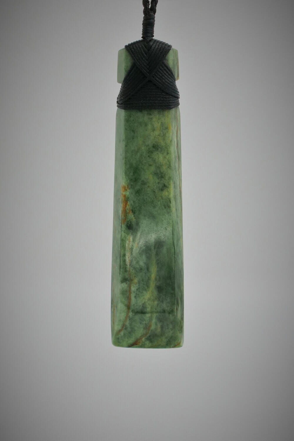 Moko Pounamu Toki NZ Genuine Marsden Flower Greenstone - Akerama
