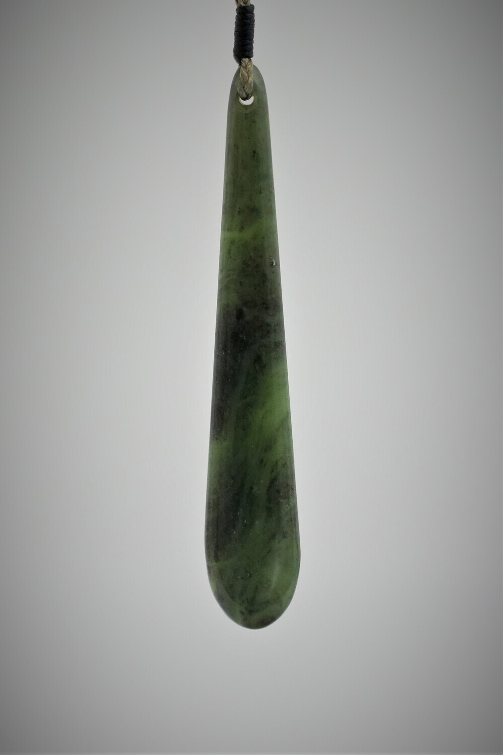 Moko Pounamu Roimata Teardrop NZ Genuine Totoweka Greenstone - Ngatu