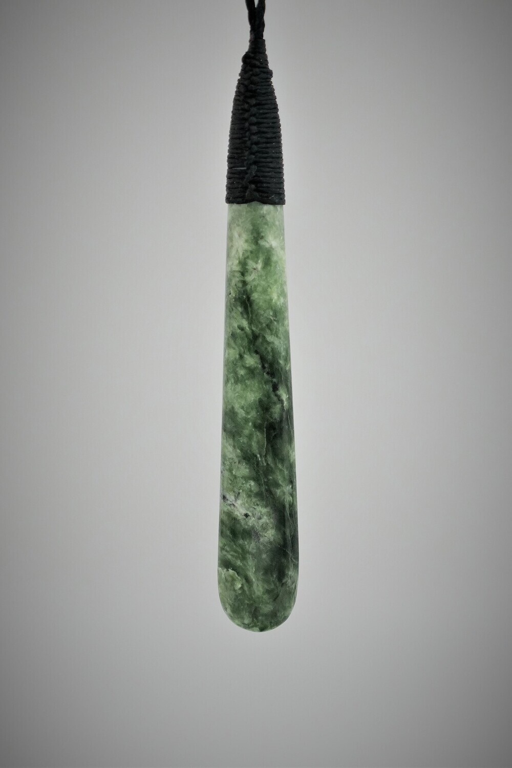 Moko Pounamu Roimata (Teardrop) NZ Genuine Kahotea Greenstone - Waihaorunga