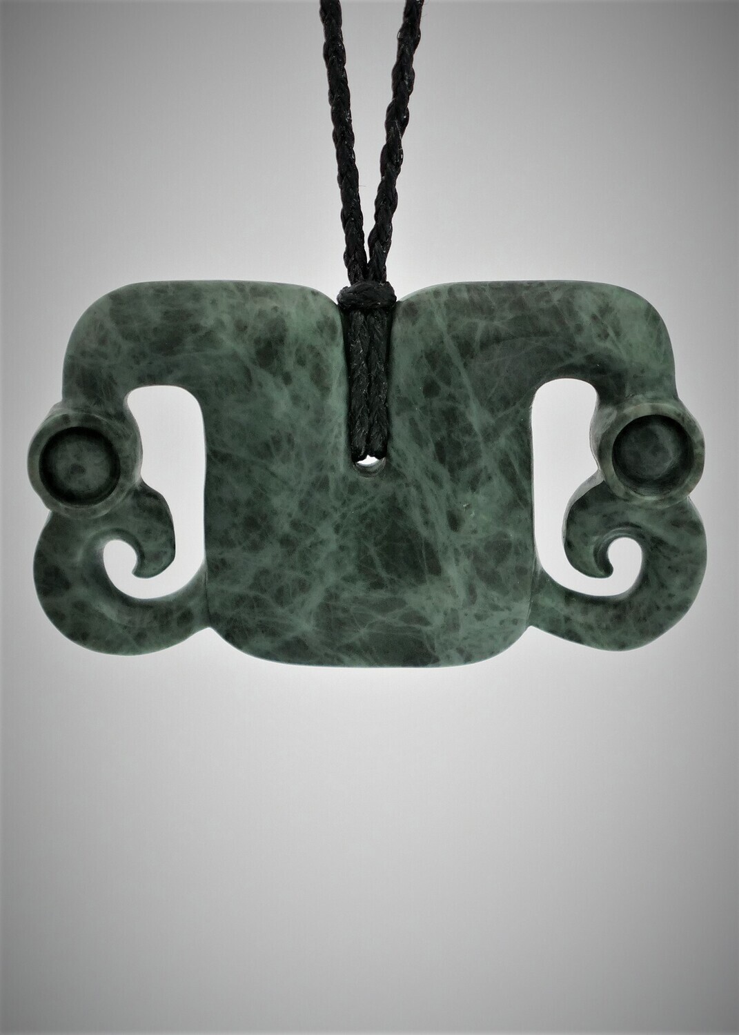 Greenstone Peka Peka NZ Genuine Kawakawa Pounamu - Kikiwa