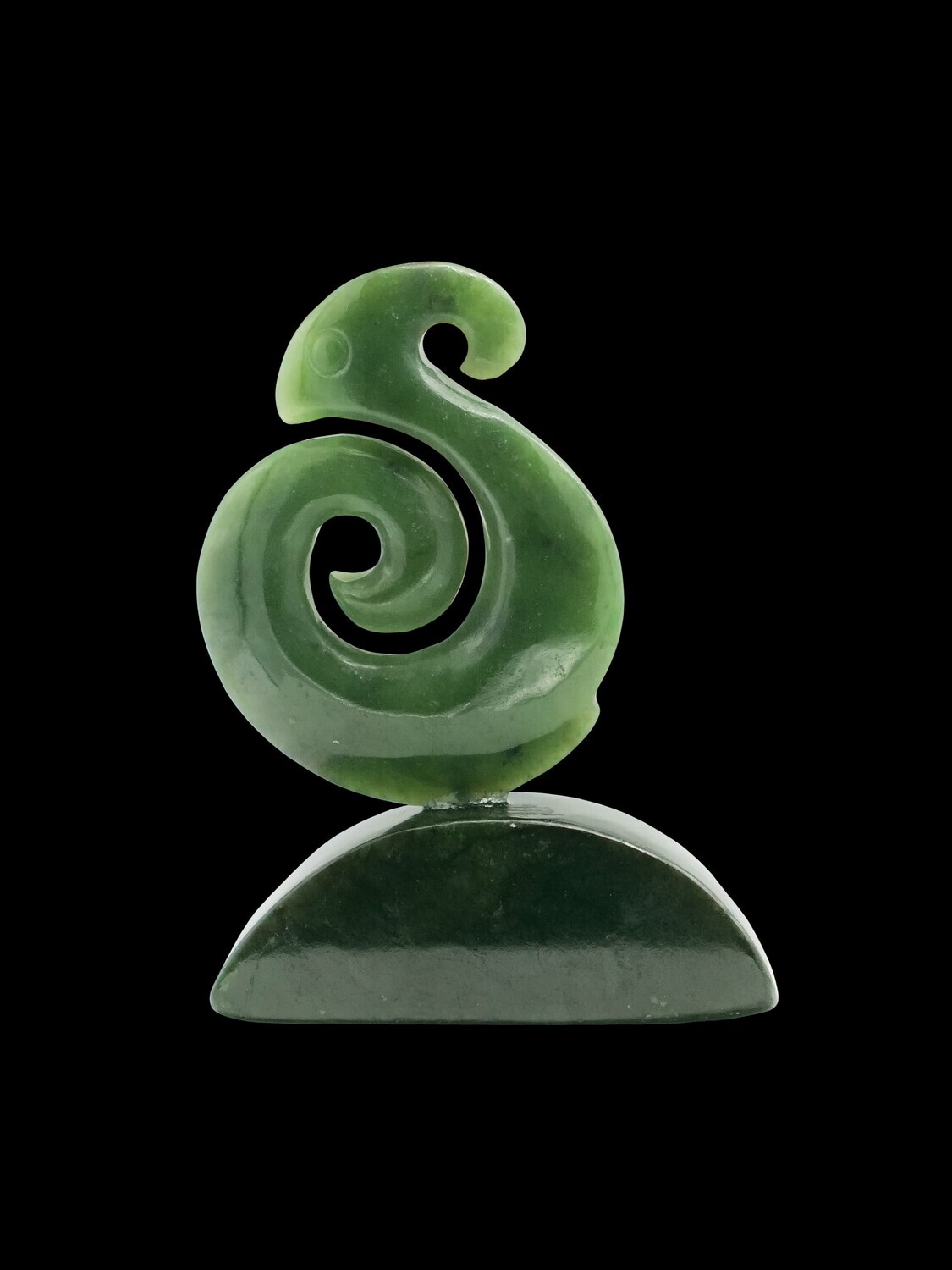 Greenstone Peka Peka Sculpture NZ Genuine Kawakawa stone