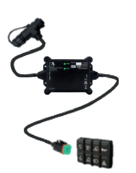 b-ISOBUS AUX-N Gateway Set mit 8 Tasten