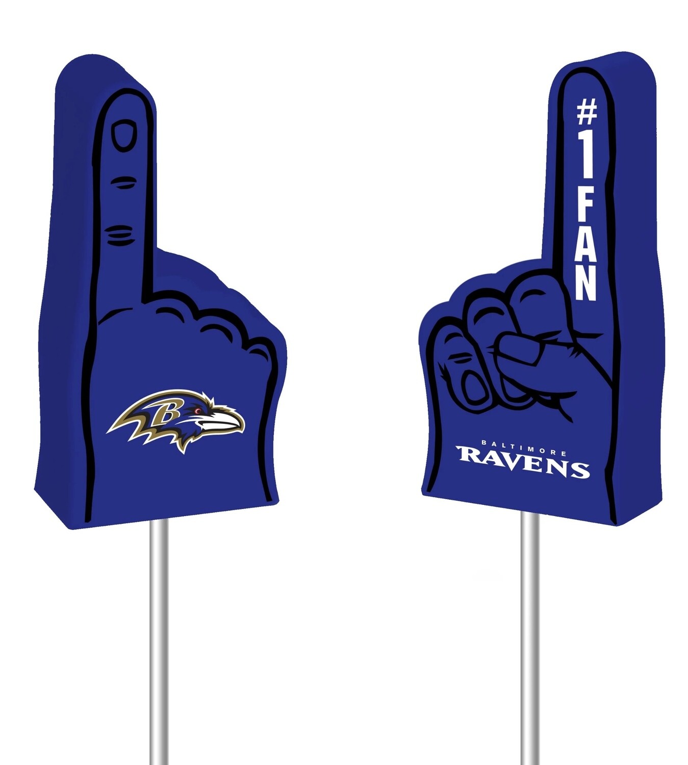 Baltimore Ravens Foam Finger Antenna Topper