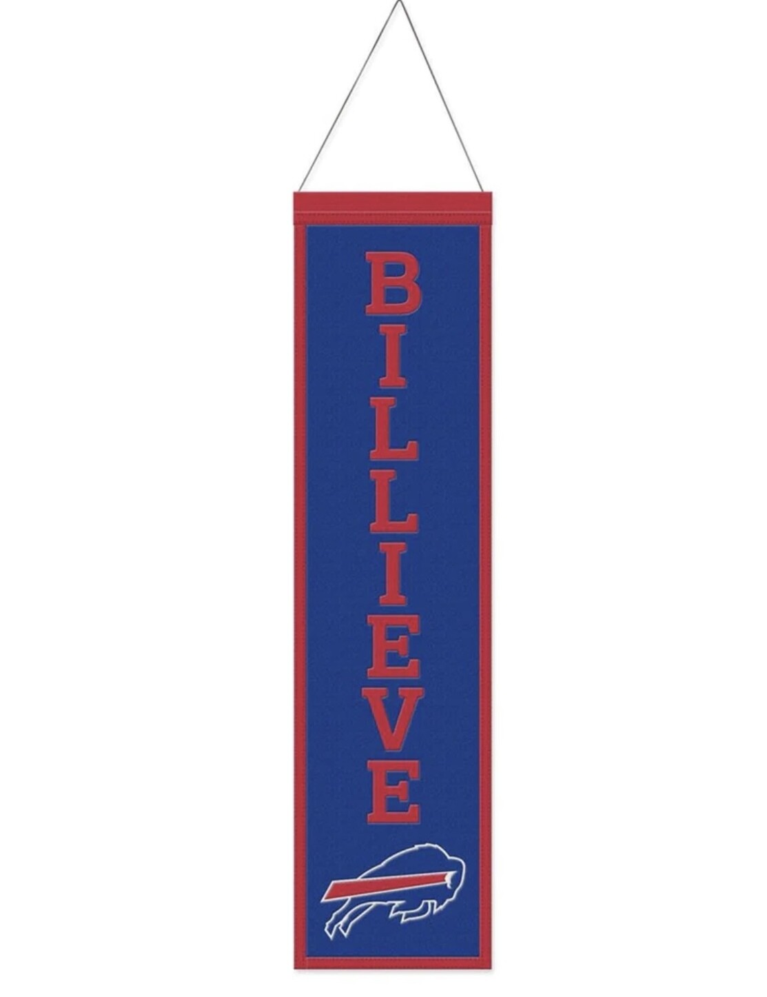 Buffalo Bills Billieve Wool Banner