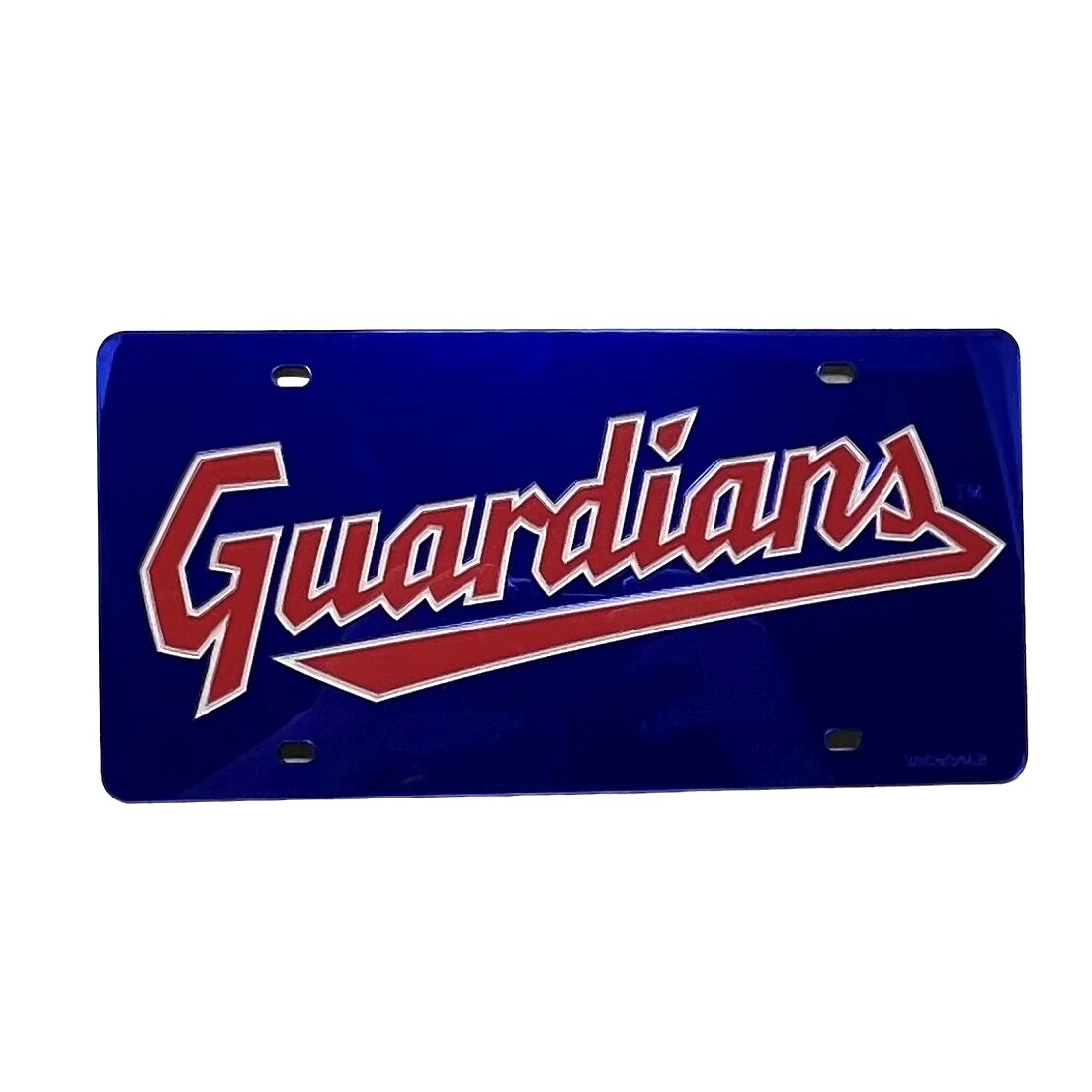 Cleveland Guardians Laser Tag License Plate