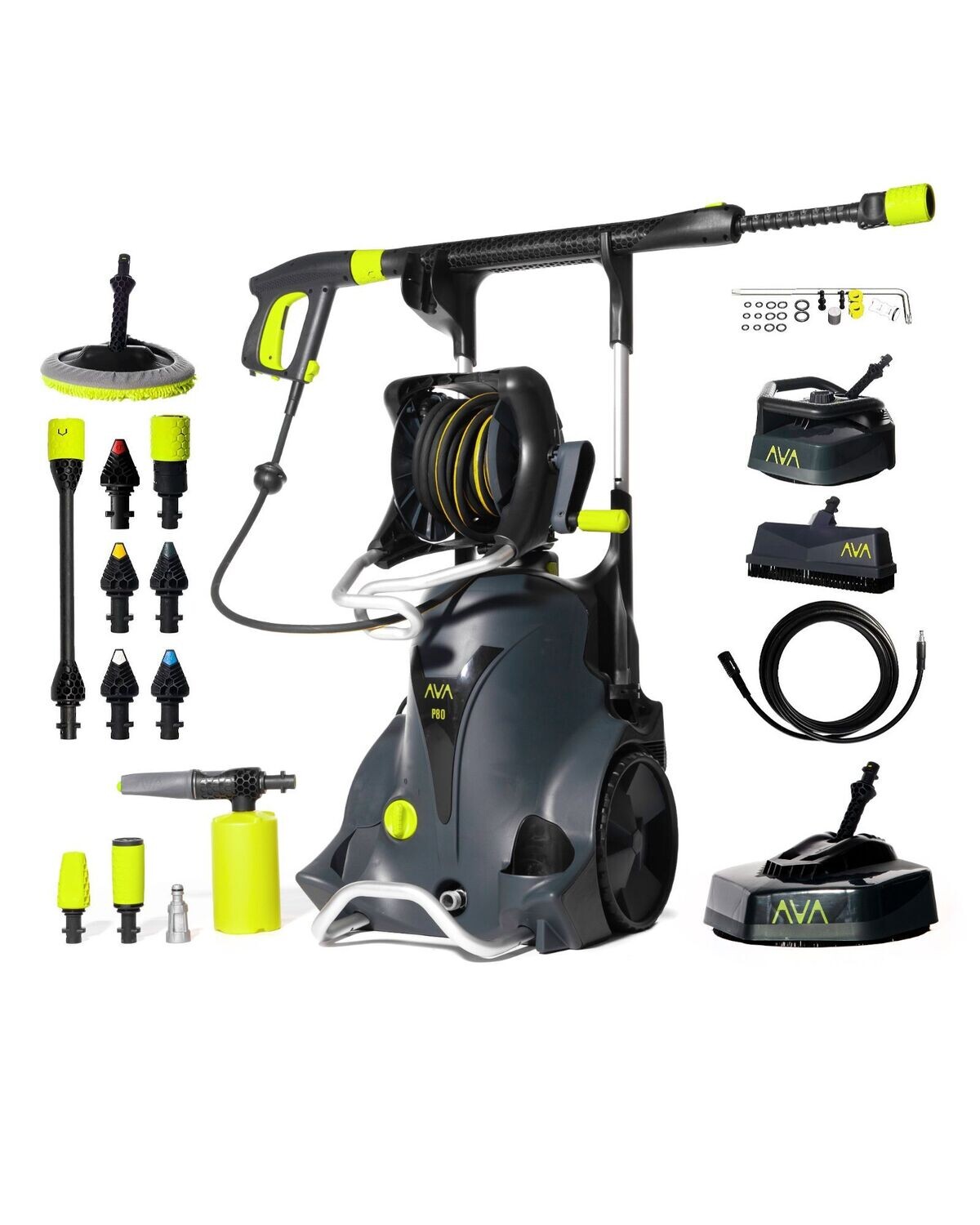 AVA Master P80 – XL mit AVA Giga Set (P70-P80) (600 l/h, 160 bar, 2800 W)