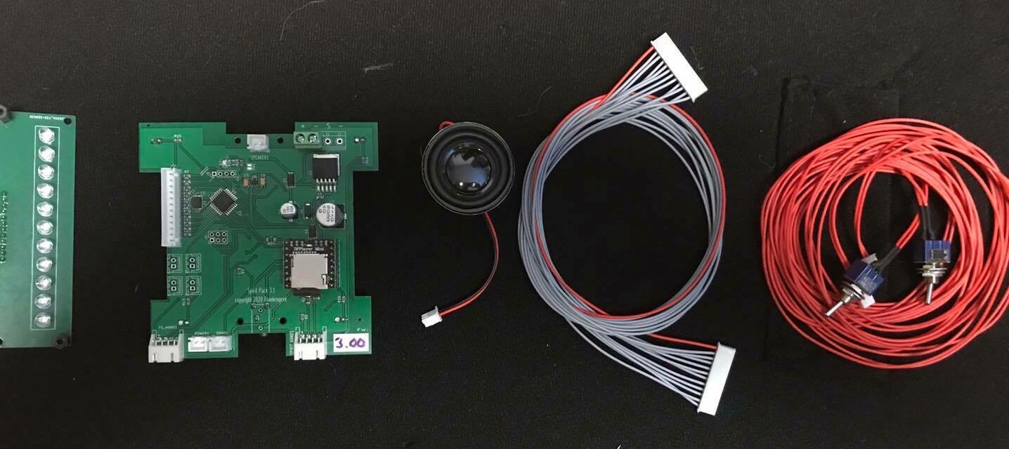 Spirit Halloween Proton Pack Upgrade Kit (Light and sound)