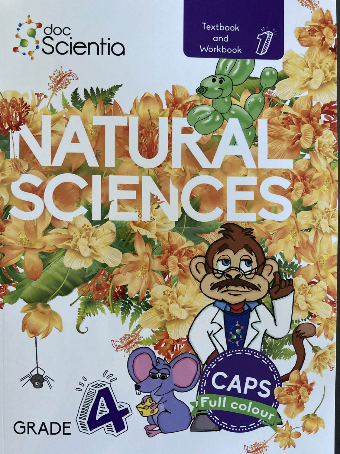 Grade 4 Doc Scientia Textbook and Workbook Book 1 Natural Sciences COLOUR