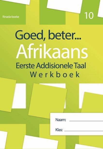 Grade 10 Goed Beter Afrikaans Leerder Boek