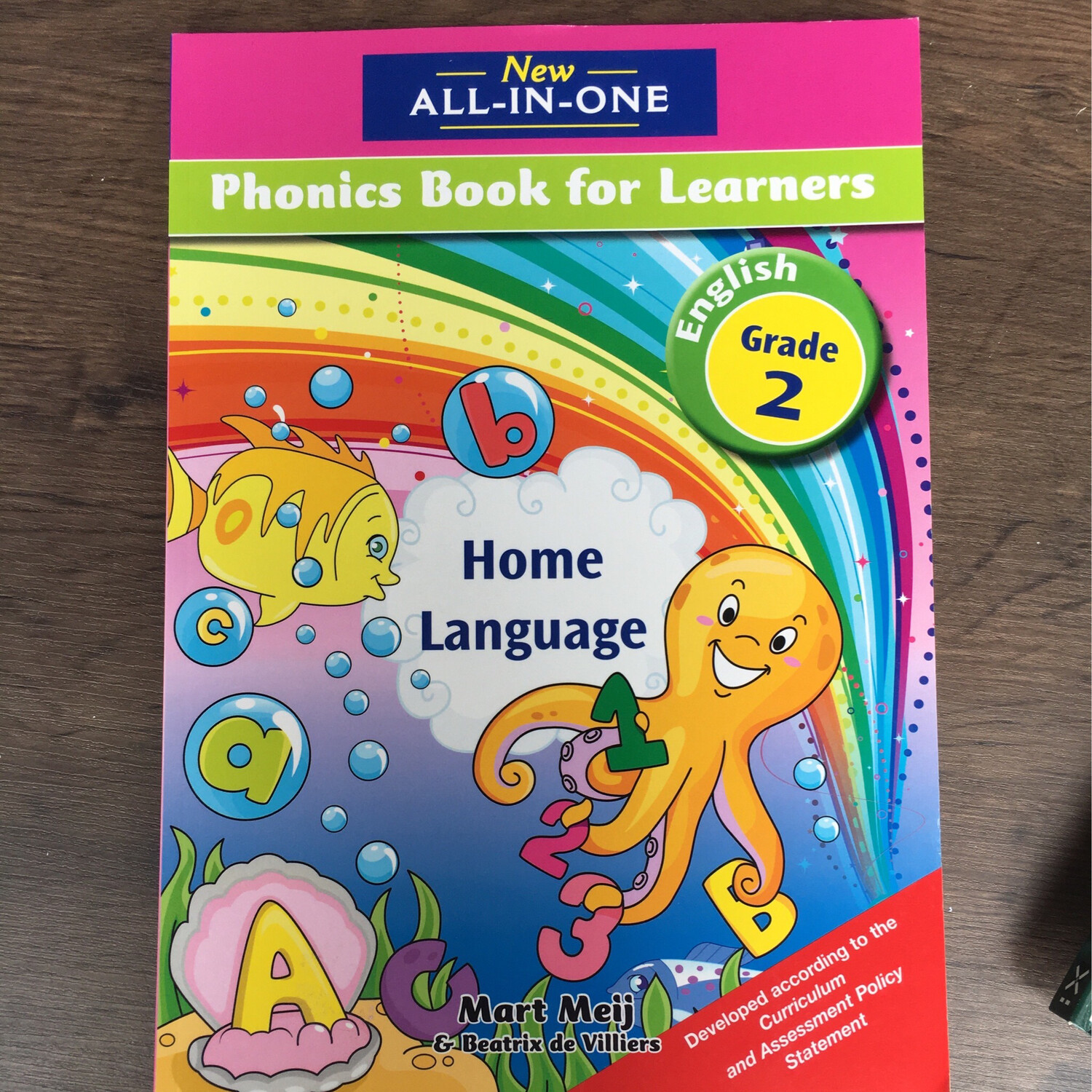 Grade 2 New All-In-One Phonics Book For Learners Home Language