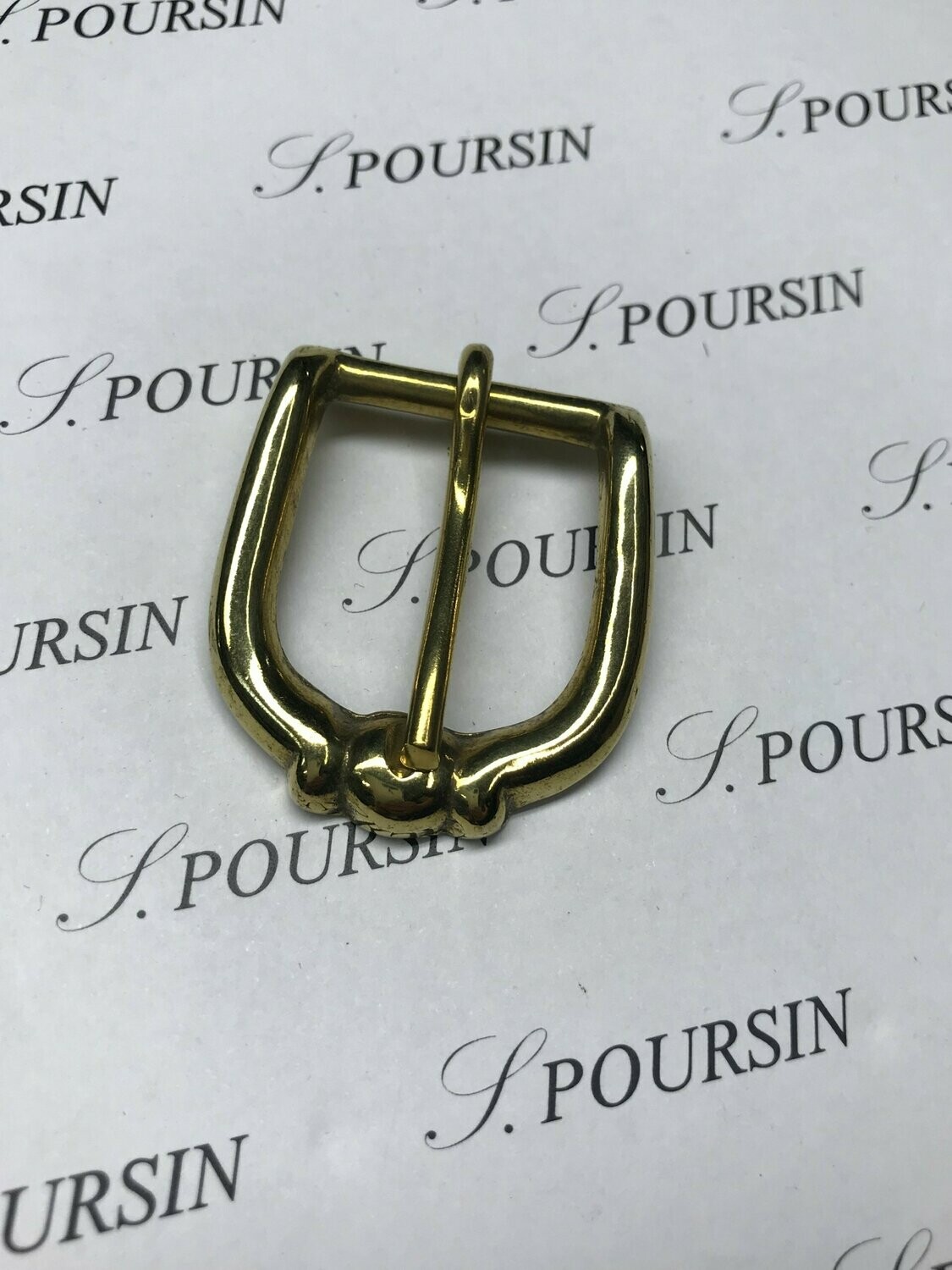 Boucle 8110/25 Laiton Poli Main - lot de 2 pièces