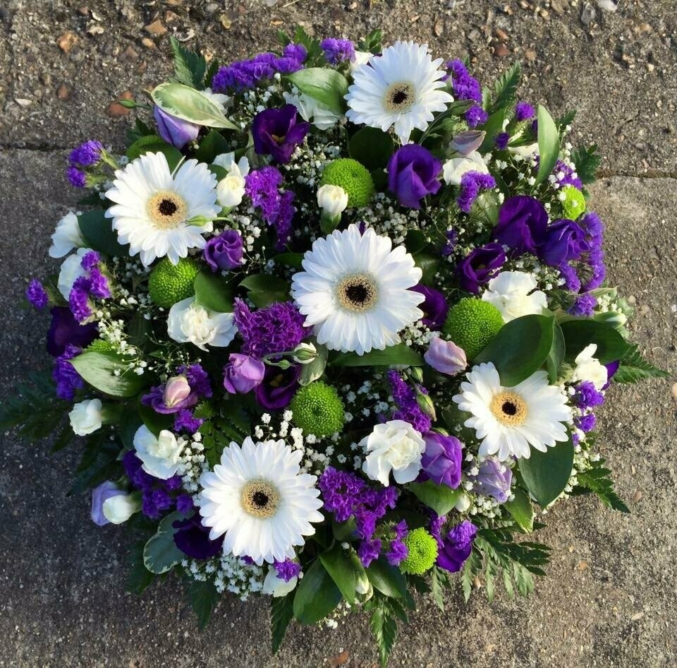 14" Purple Mixed Posy