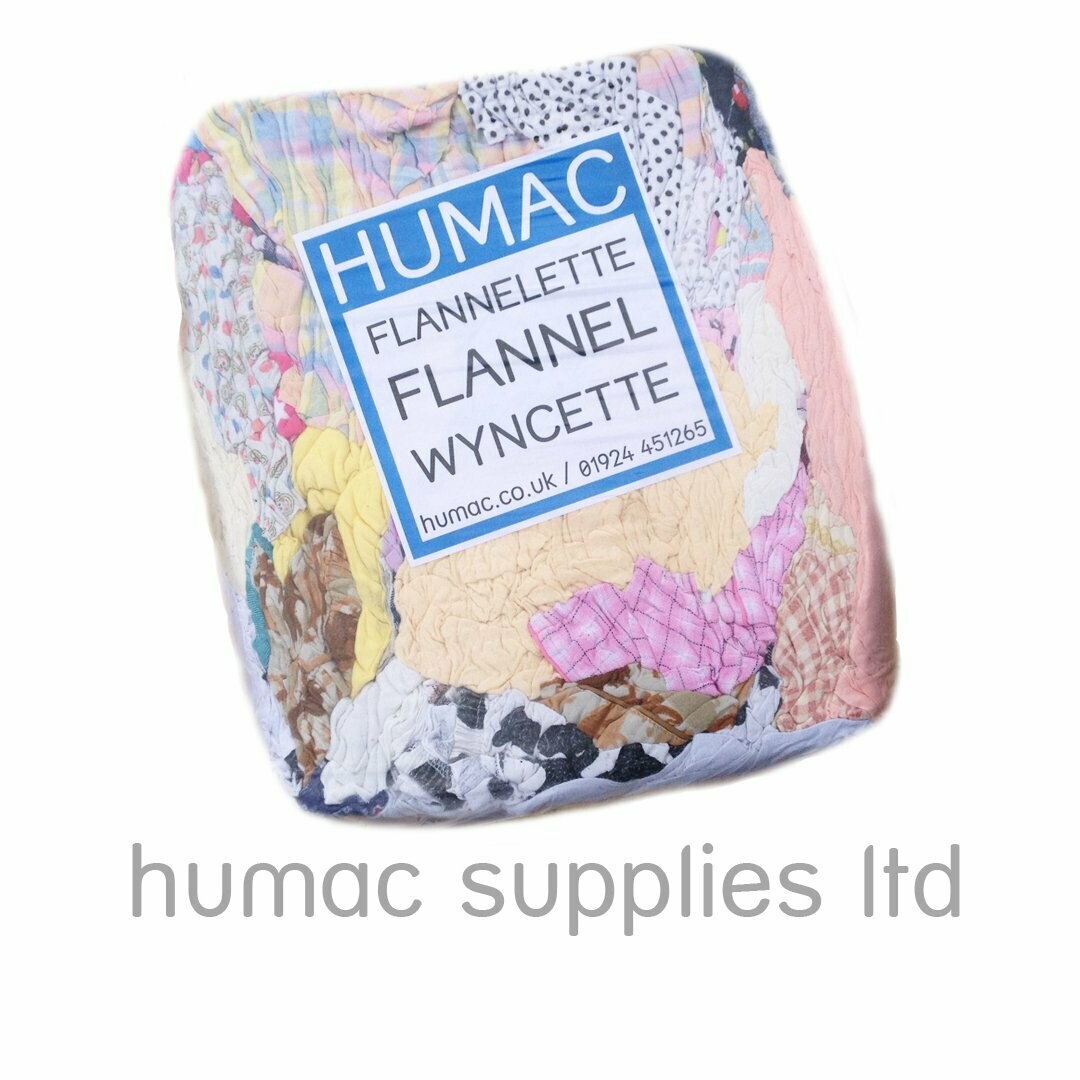 10KG FLANNELETTE - FLANNEL - WIPING CLOTH RAGS - OLS
