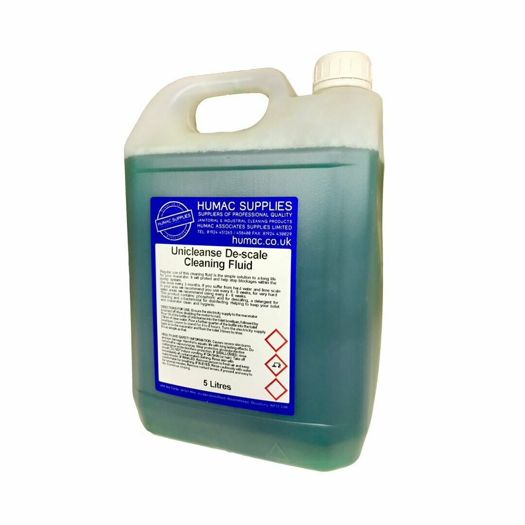 5L - Macerator Descaler Toilet Septic Cleaner 5 Litres -OLS