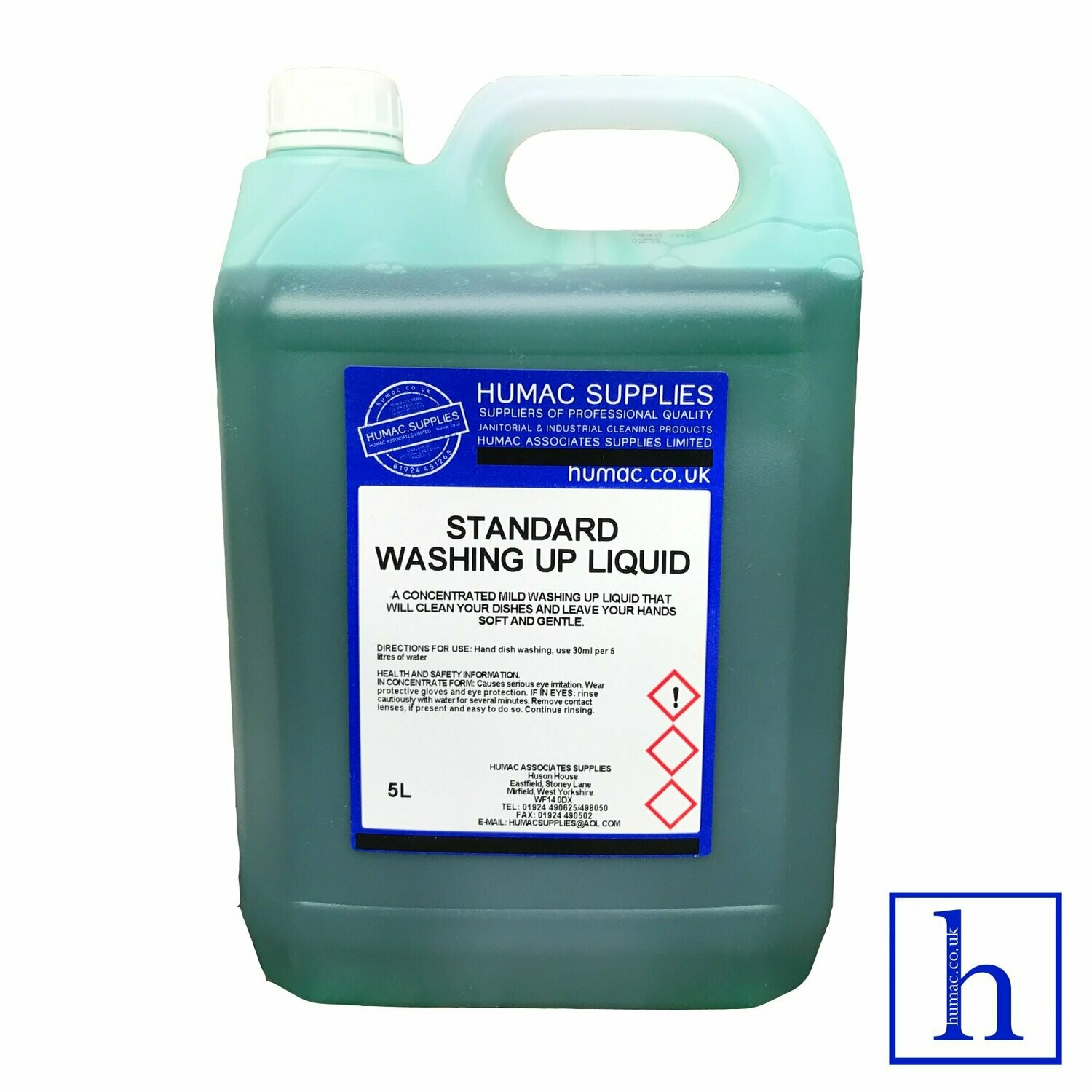 5L - STANDARD WASHING UP LIQUID - 5LITRES - OLS