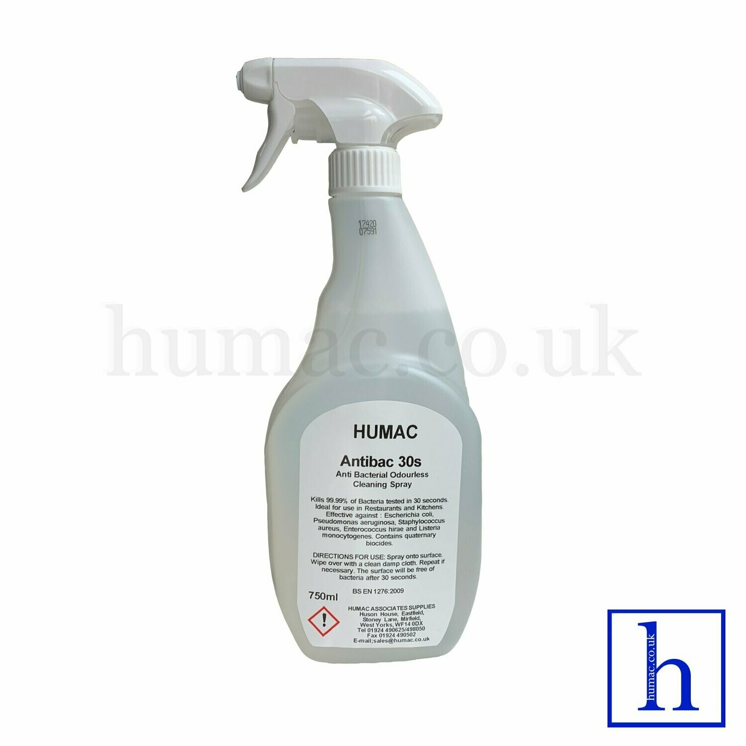 AntiBac 30 second Fast Action Anti Bacterial Odourless Cleaning Spray 6 ...