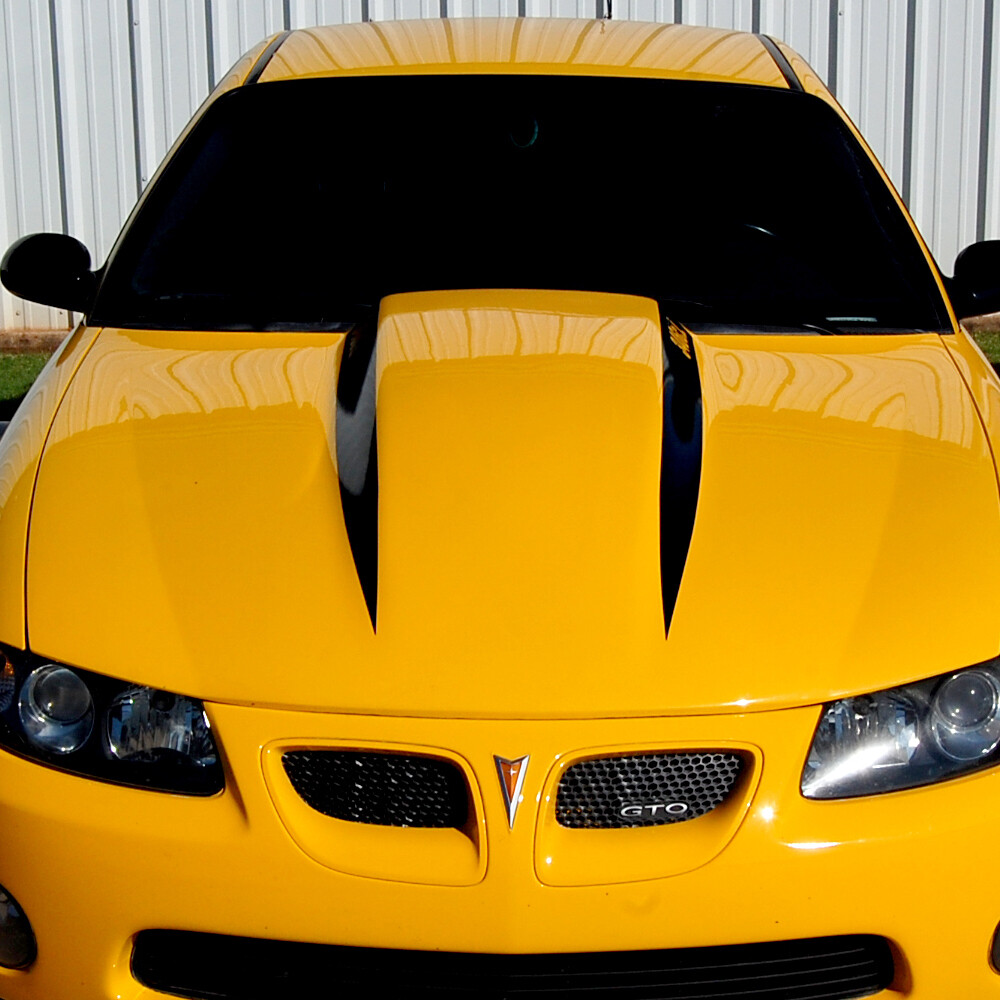 GTO Sunoco Cowl Hood Stripes