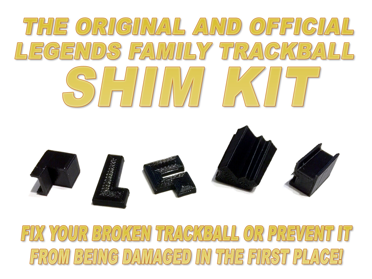 THE OFFICIAL AND ORIGINAL SHELDON SIMS ATGAMES TRACKBALL SHIM KIT - Fix ...