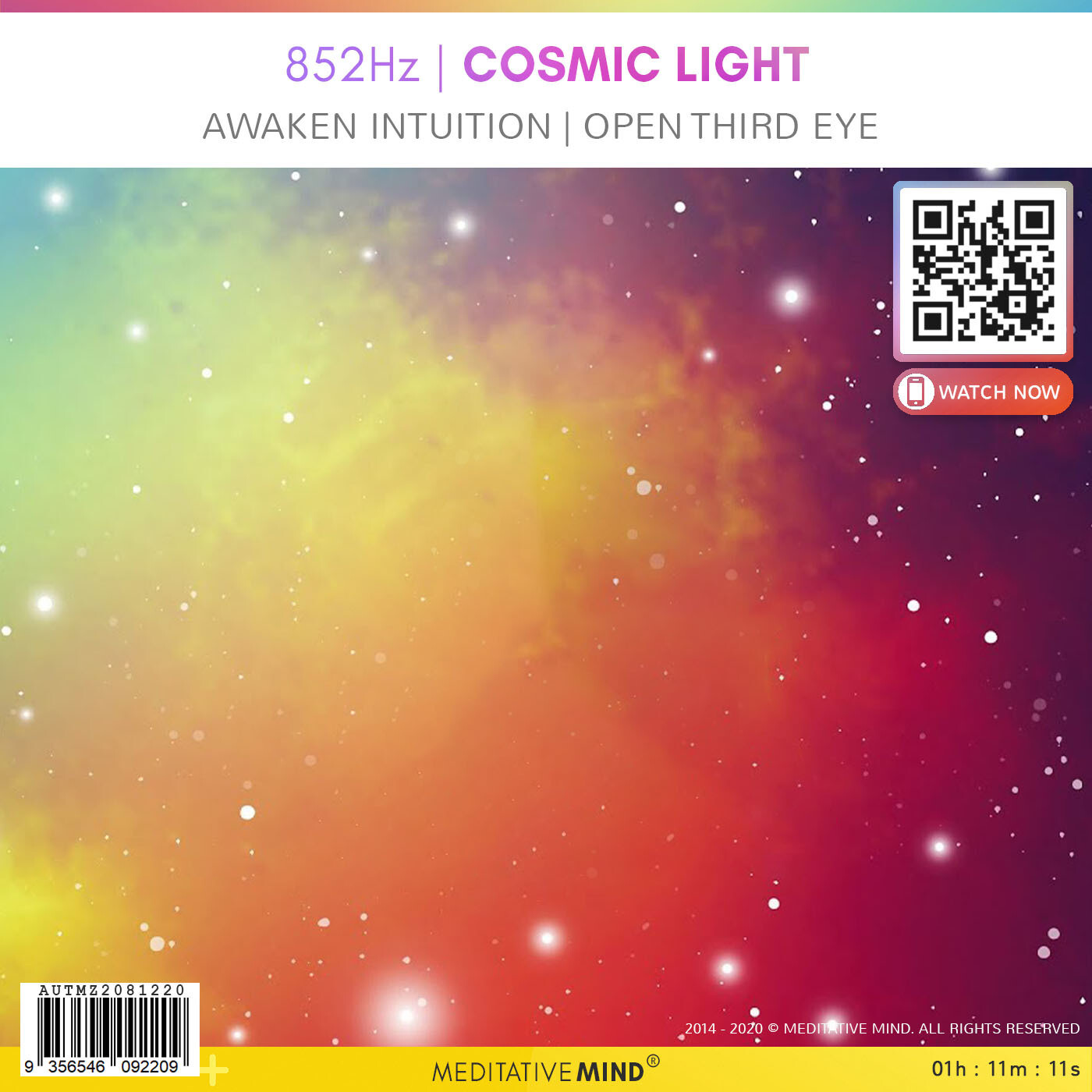 852Hz | Cosmic Light - Awaken Intuition | Open Third Eye | Meditative ...