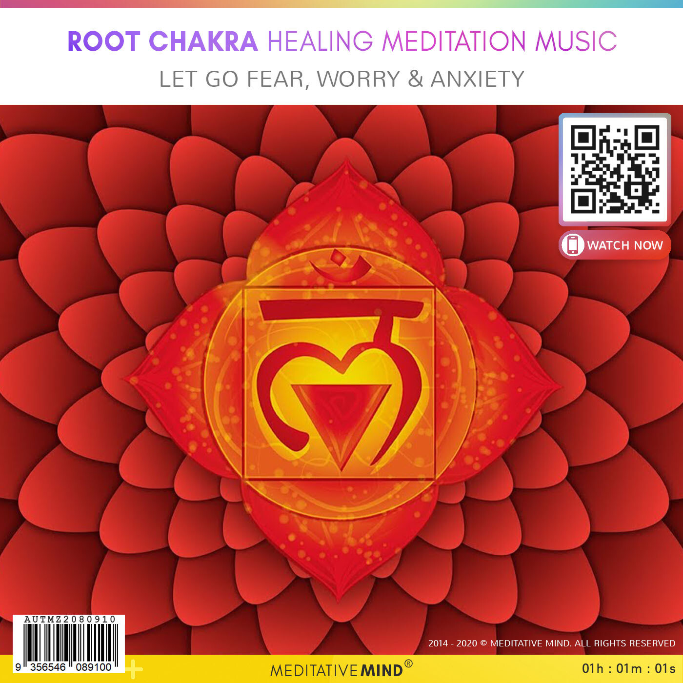 ROOT CHAKRA Healing Meditation Music - Let Go Fear, Worry & Anxiety | Meditative Mind's Official ...