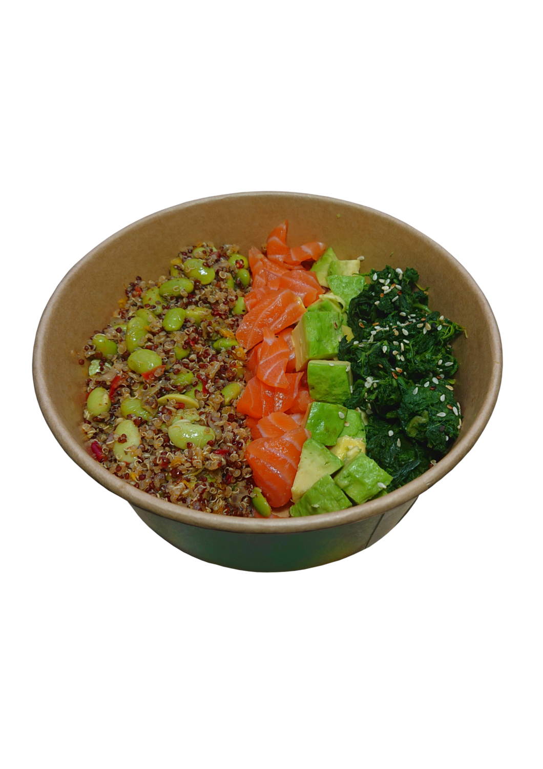 Quinoa-Salmon Poke Bowl