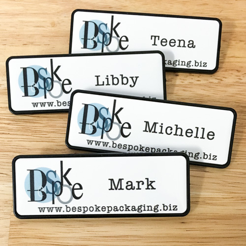 Name Badges | Custom Gift Packaging Supplies - Bespoke Packaging