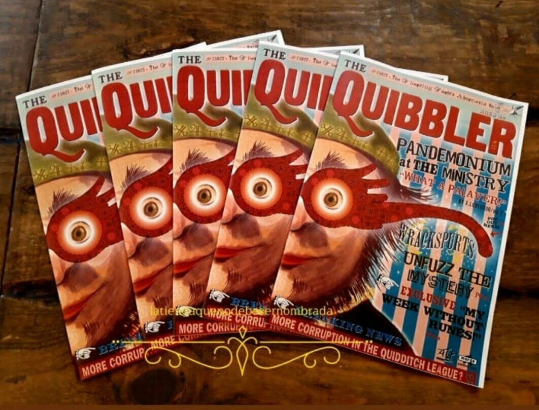 REPLICA REVISTA QUIBBLER LUNA LOVEGOOD HARRY POTTER