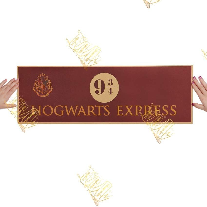 PERGAMINO PLATFORM 9 3/4 HOGWARTS EXPRESS HARRY POTTER