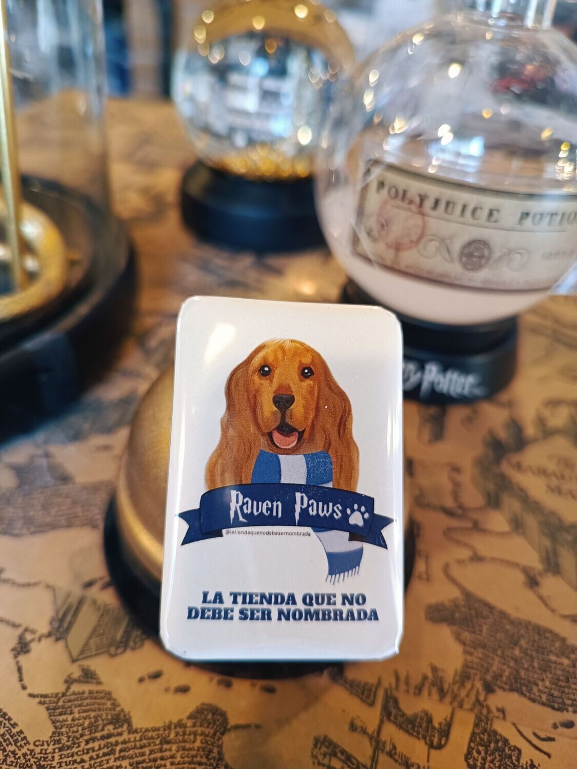 IMAN EXCLUSIVA PATRONUS RAVEN PAWS HARRY POTTER