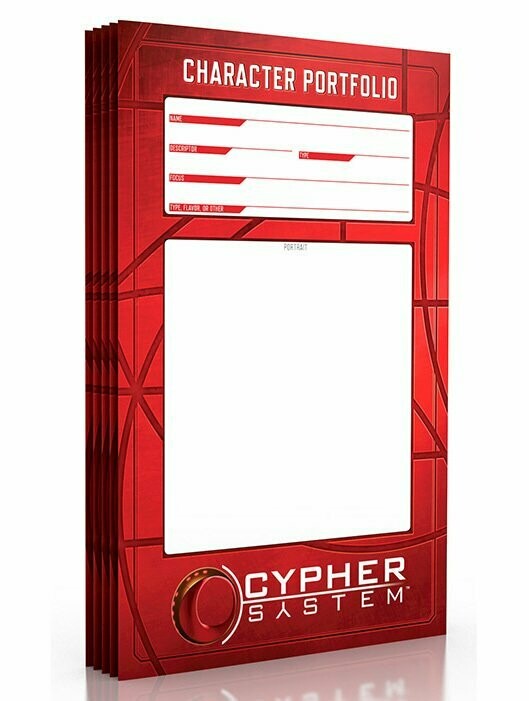 Cypher System RPG Character Portfolio Pack