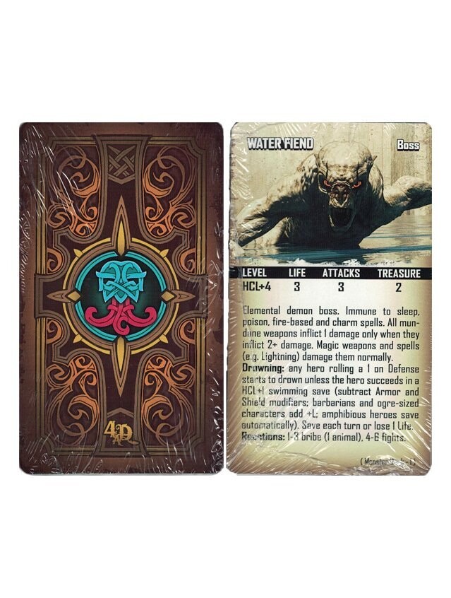 Four Against Darkness Monster Decks