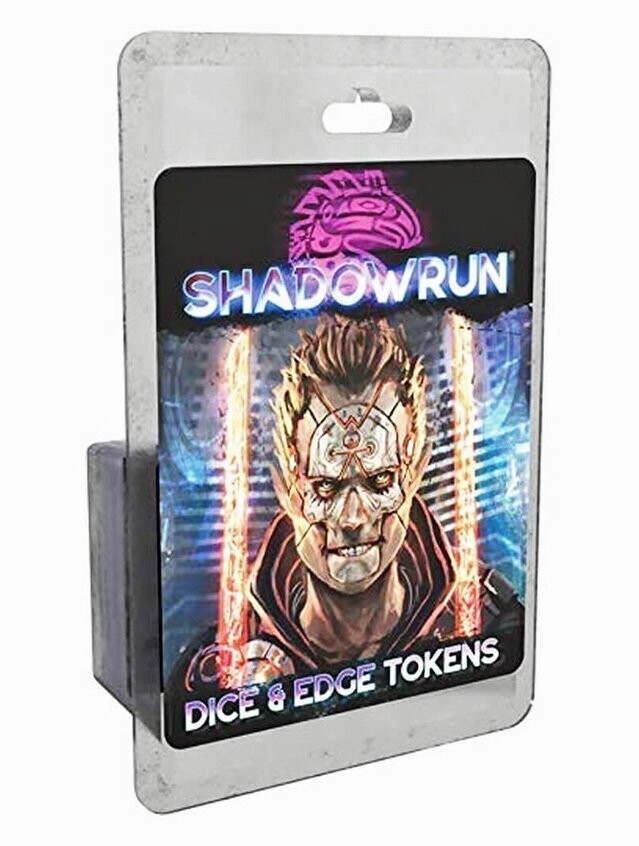 Shadowrun Sixth World RPG Dice & Edge Tokens