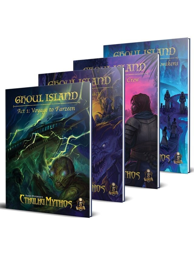 Sandy Petersen's Cthulhu Mythos Sagas Ghoul Island Acts 1 - 4 5th ...