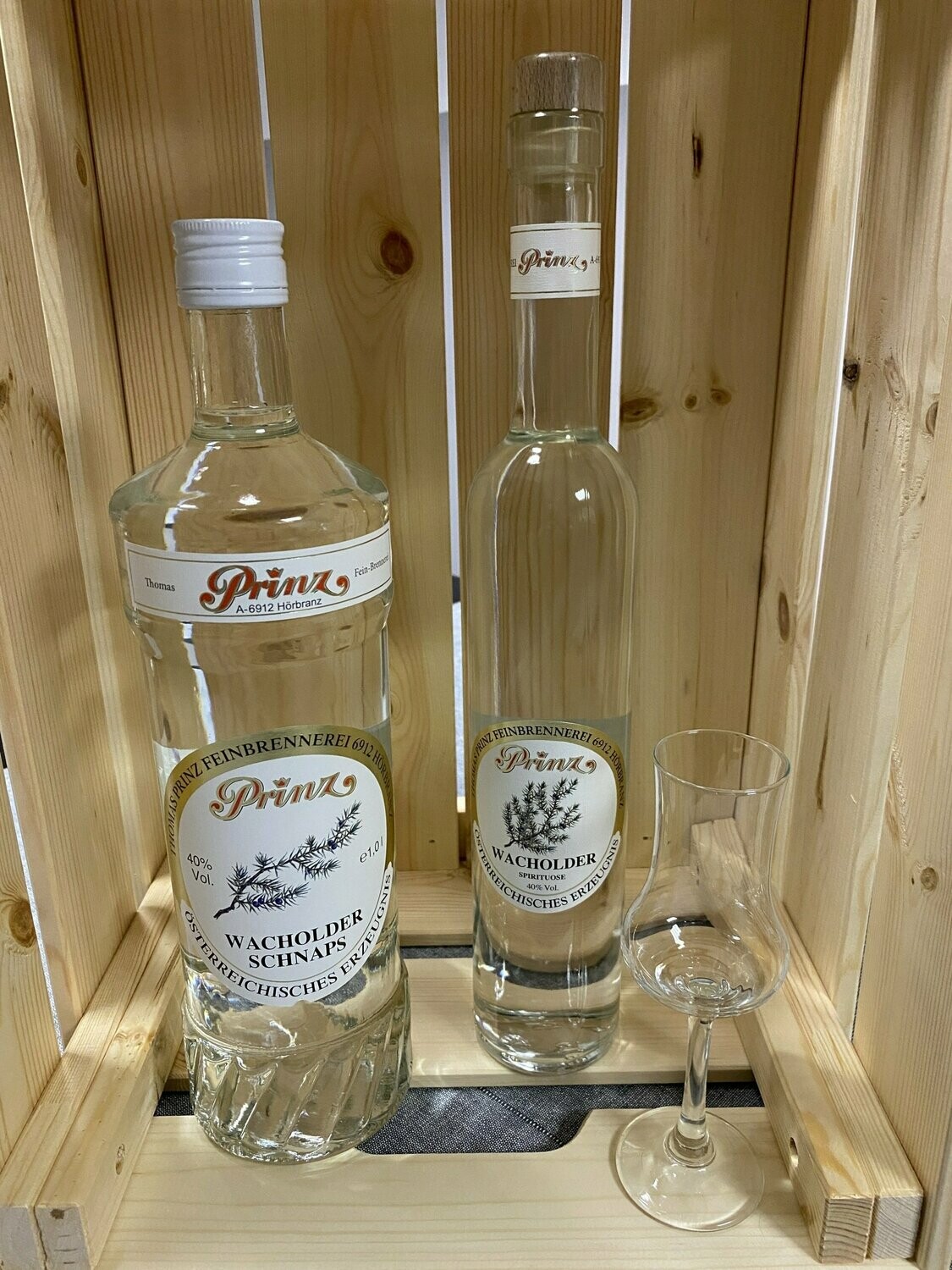 Prinz - Wacholder Schnaps 40 % vol. (1,0l / 0,5l)