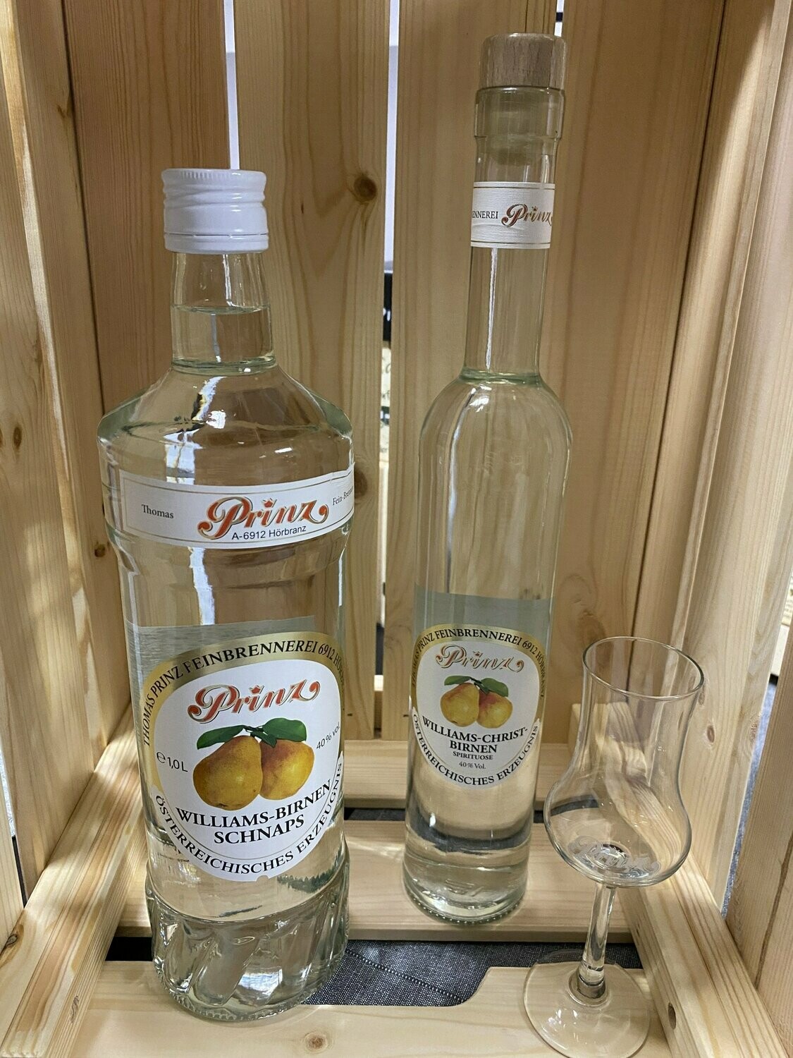 Williams-Birnen Schnaps 40% vol. (1,0l / 0,5l)