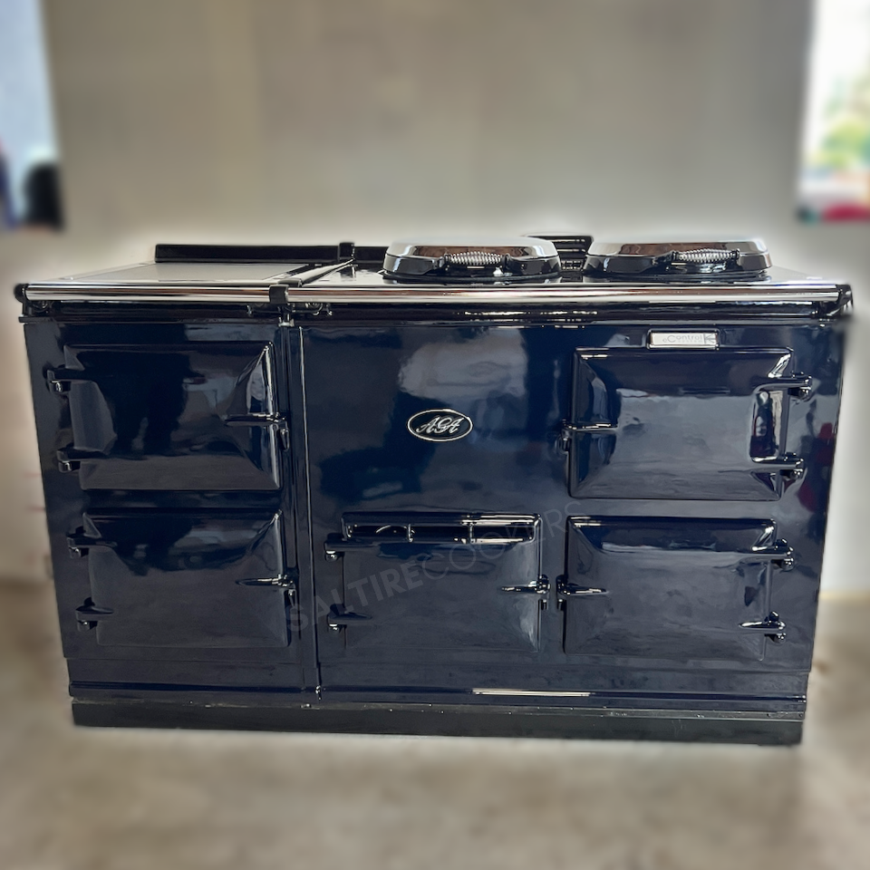 Reconditioned 4 Oven Aga Cooker with eControl (Dark Blue)