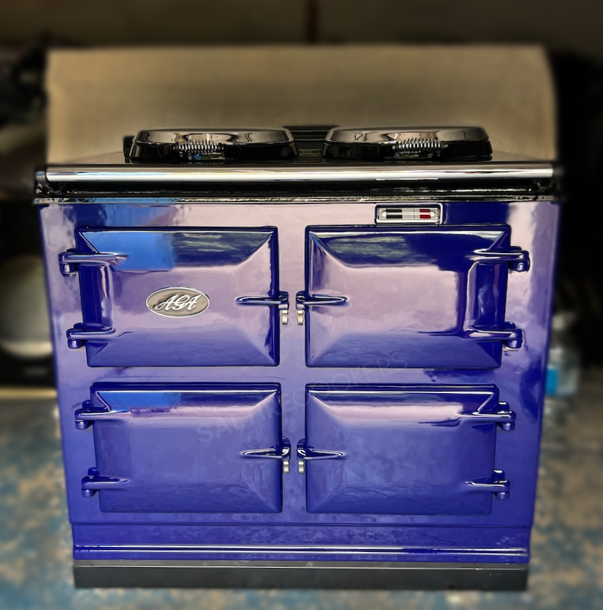 Reconditioned 3 Oven Aga Cooker with ElectricKit(Royal Blue)