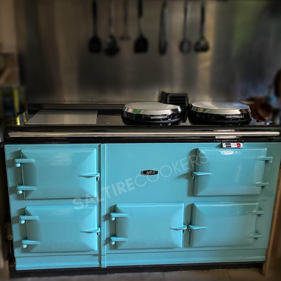 Reconditioned 4 Oven Oil Aga Cooker (Pistachio)