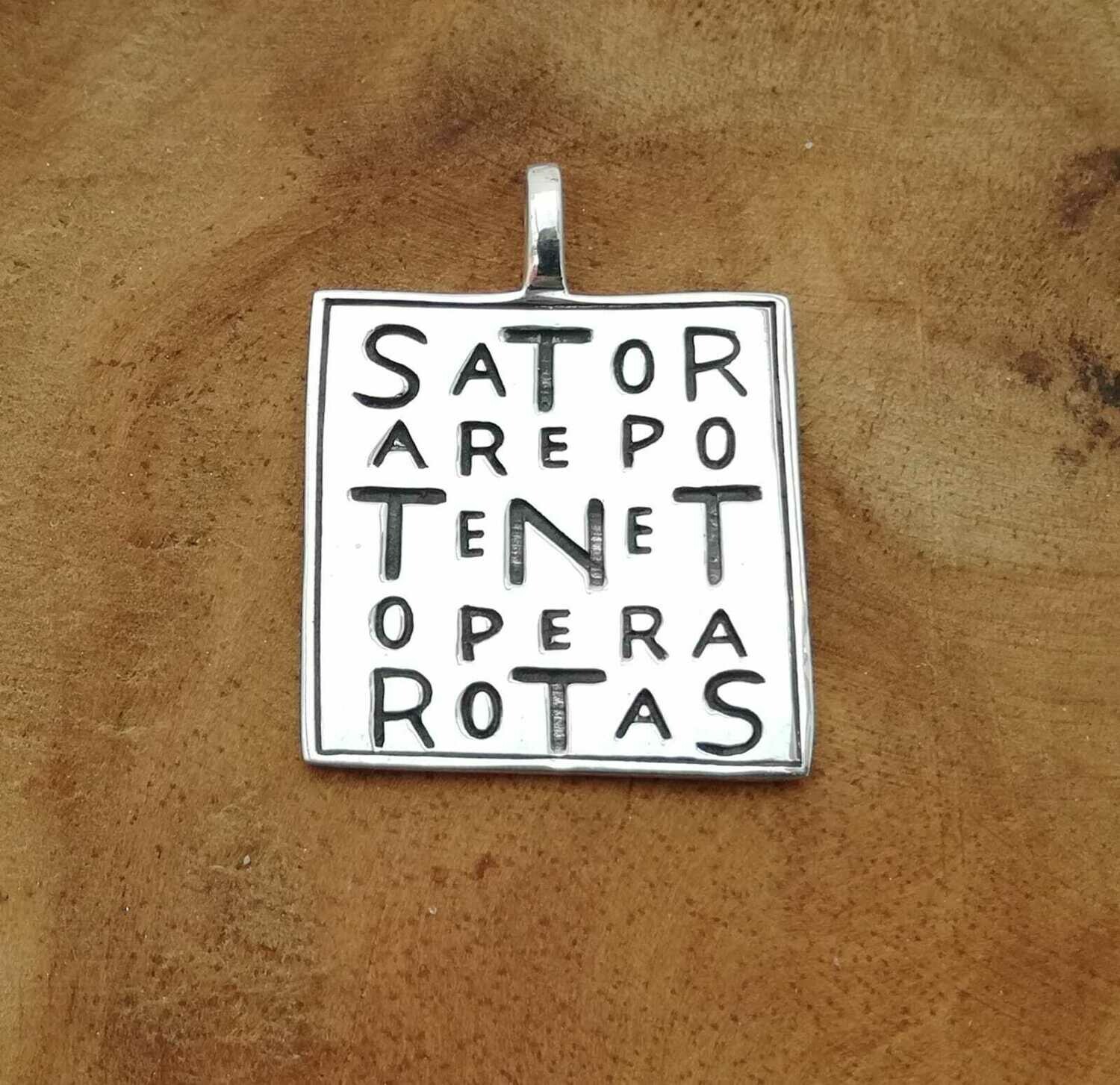 Sator Formel,Sator-Quadrat, das magische Quadrat das man horizontal ...